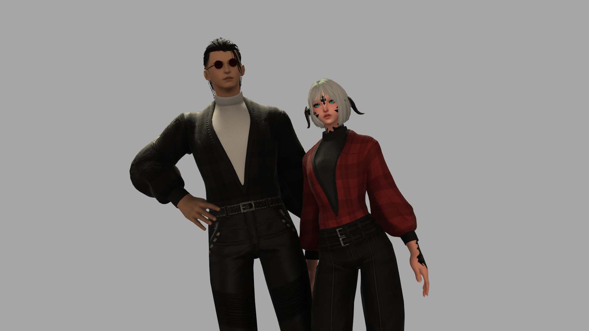 Tartan Sweather - The Glamour Dresser : Final Fantasy XIV Mods and More