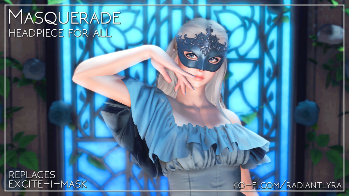 Lace Mask - The Glamour Dresser : Final Fantasy XIV Mods and More