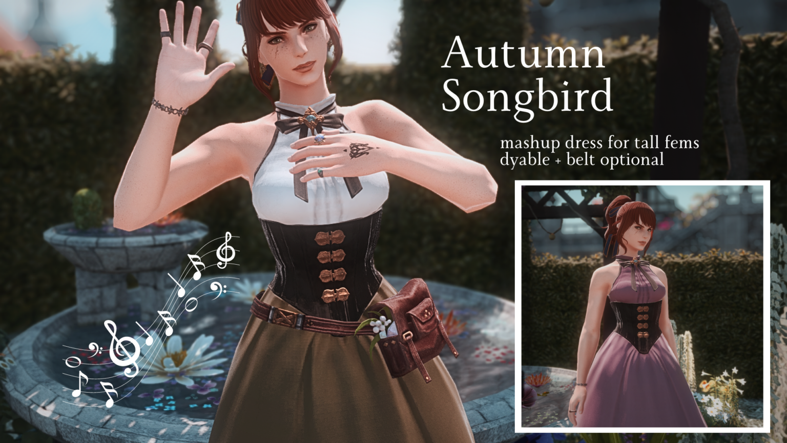 Autumn Songbird - The Glamour Dresser : Final Fantasy XIV Mods and More