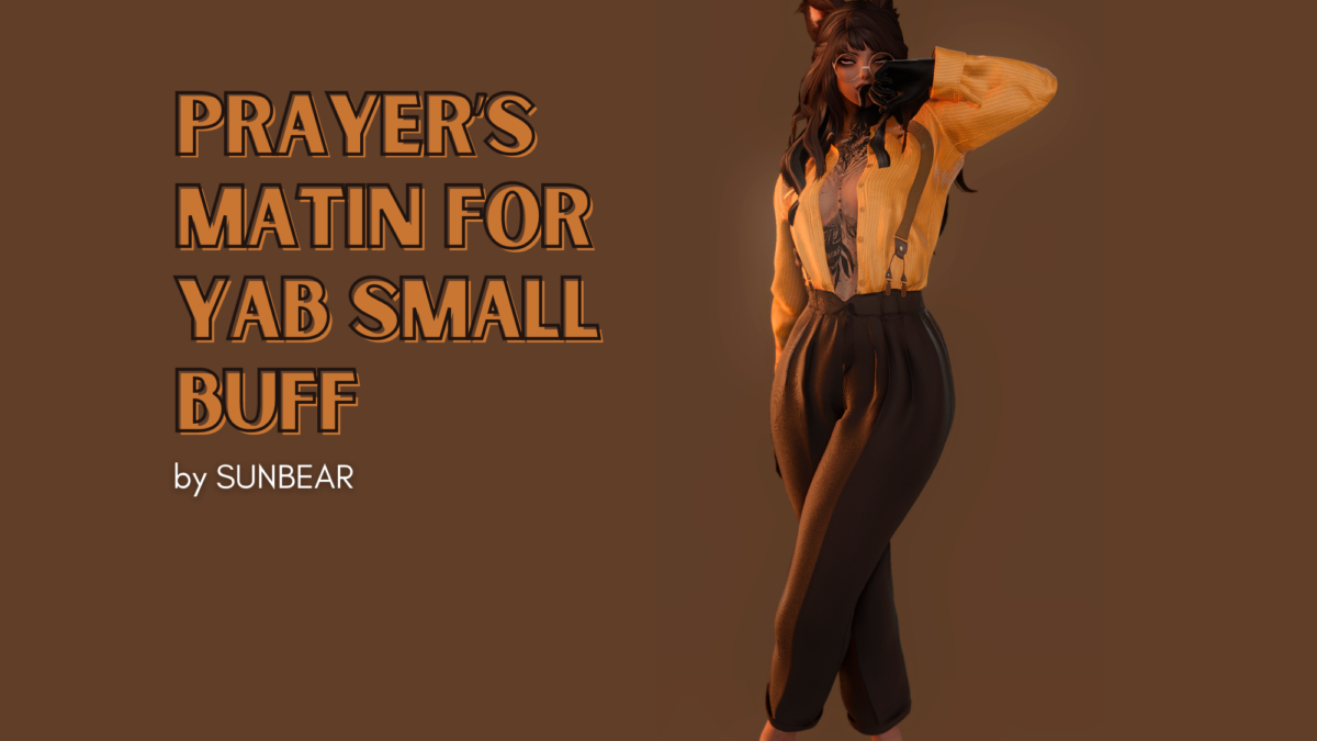 Prayer's Espolon for YAB small - The Glamour Dresser : Final Fantasy XIV Mods and More