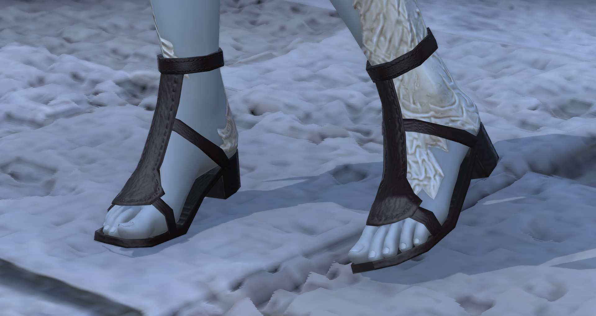 Leather Sandals for Bibo+ - The Glamour Dresser : Final Fantasy XIV ...
