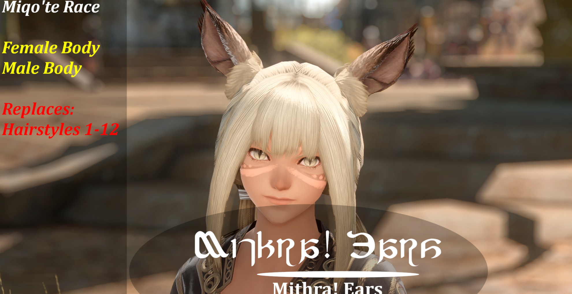 Mithra Ears The Glamour Dresser Final Fantasy Xiv Mods And More 
