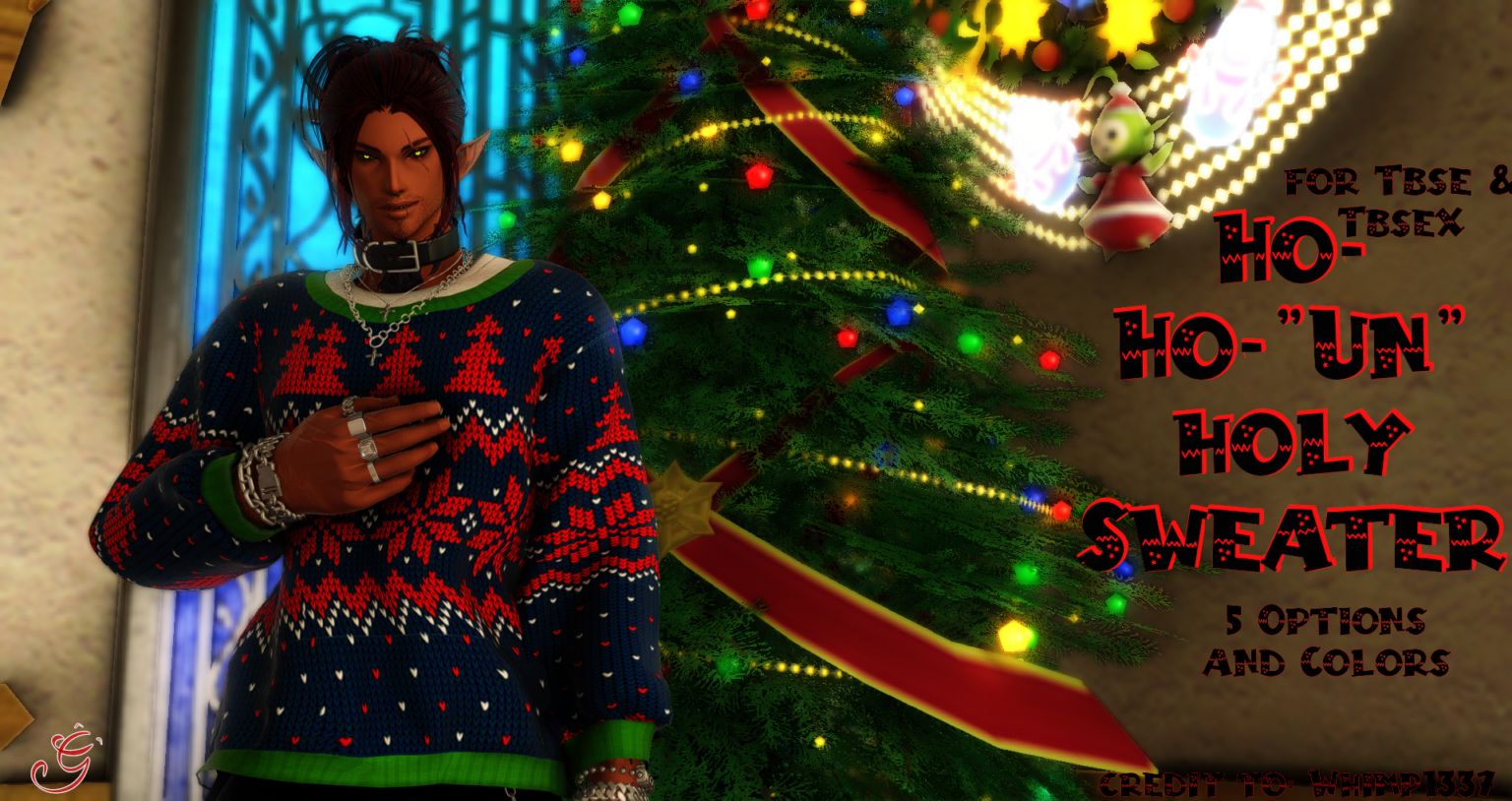Ho-Ho-"Un"Holy Sweater for TBSE and TBSE-X - The Glamour Dresser ...