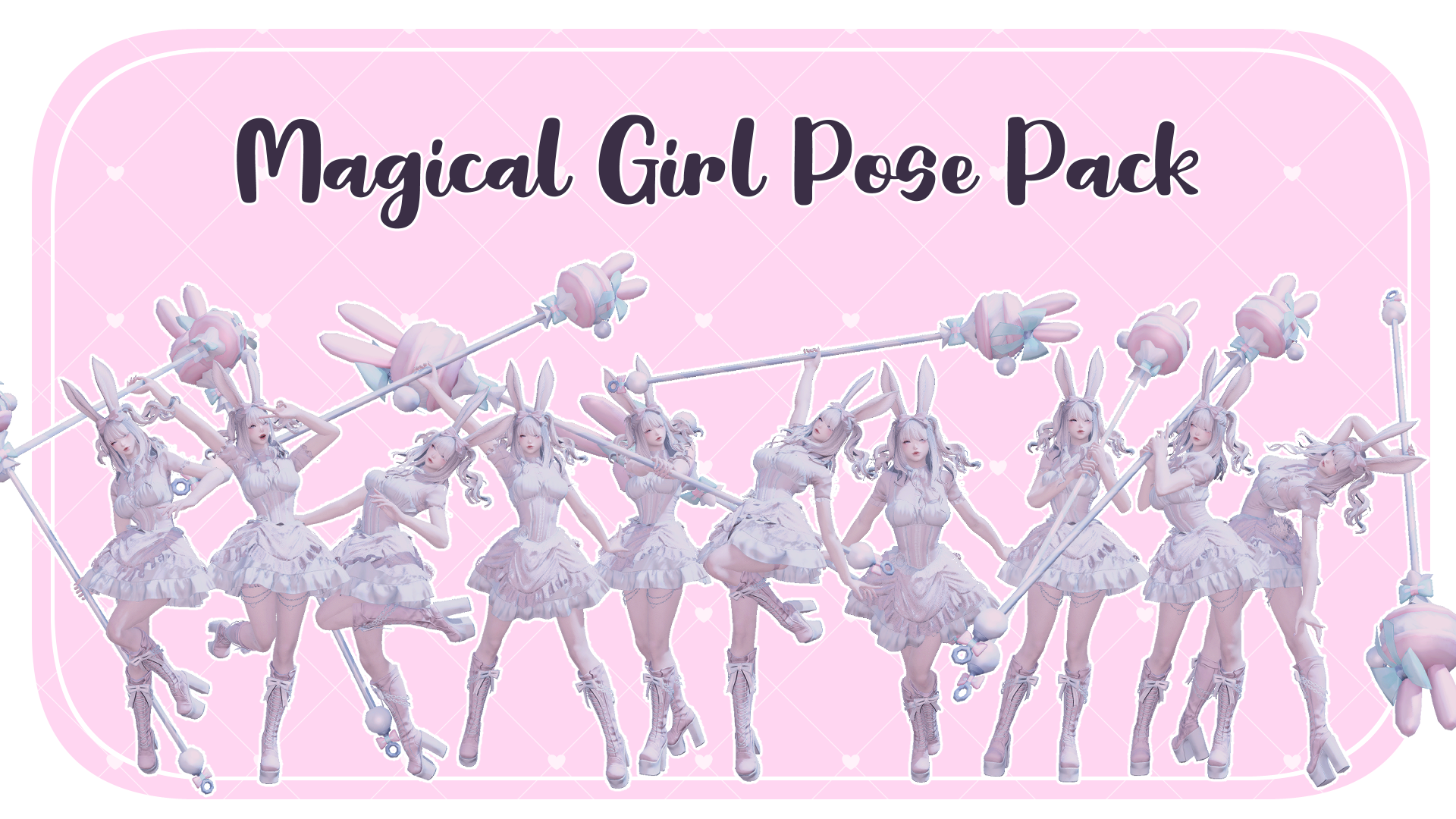 Magical Girl Pose Pack - The Glamour Dresser
