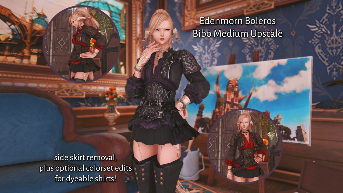 Bibo Edenmorn Boleros - The Glamour Dresser : Final Fantasy XIV Mods and More