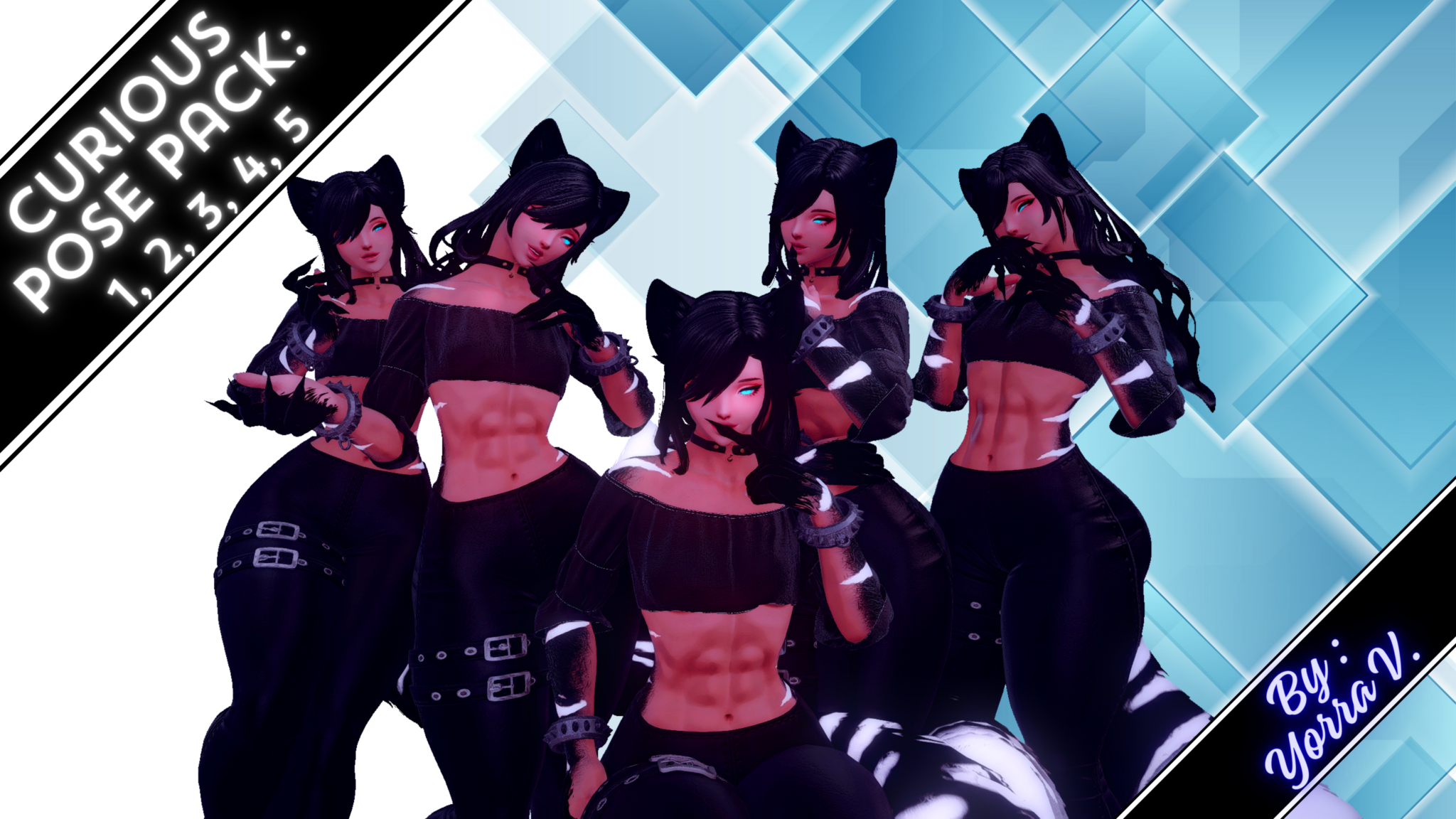 Curious Pose Pack: 1-5 - The Glamour Dresser : Final Fantasy XIV Mods ...