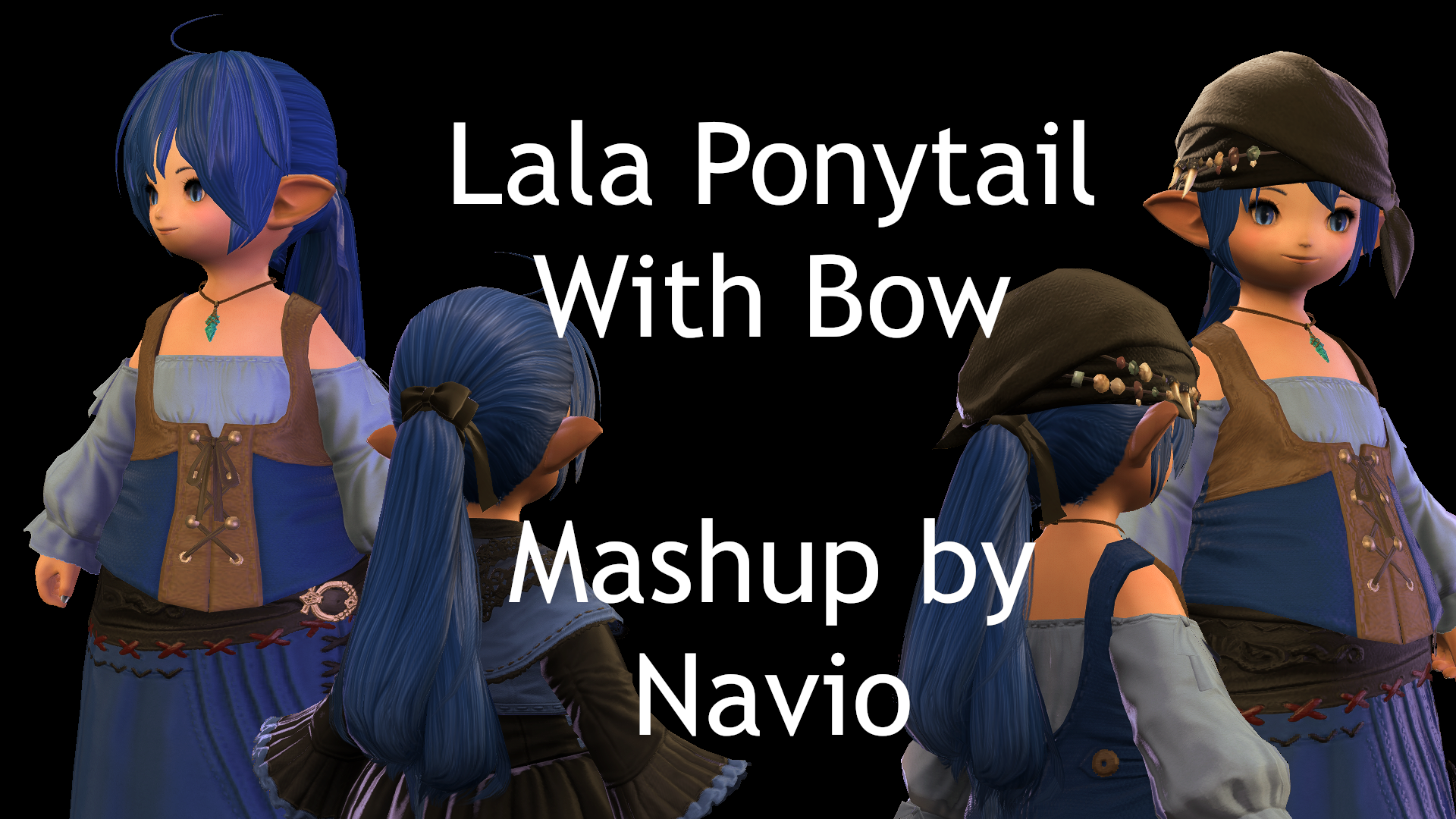 Lala Ponytail With Bow (DT Update) - The Glamour Dresser : Final ...
