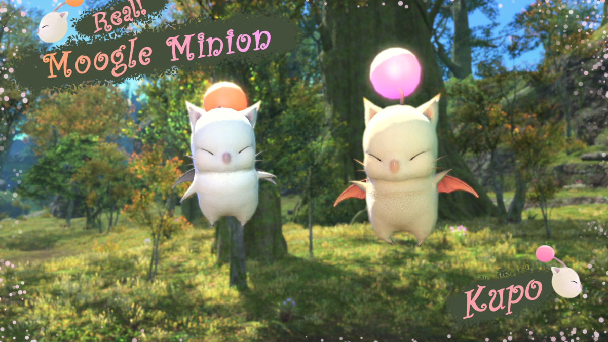 Real! Moogle Minion - The Glamour Dresser : Final Fantasy XIV Mods and More