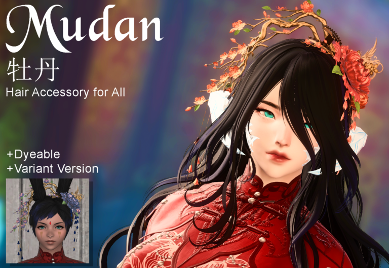 Mudan-Hair Accessory Mod - The Glamour Dresser