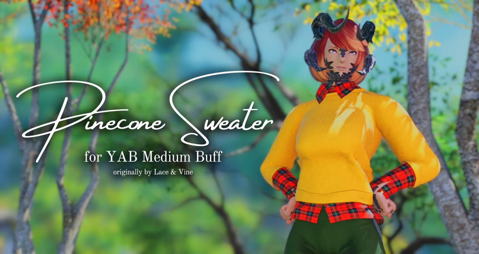 [DT Updated] Lace & Vine Pinecone Sweater for YAB Medium Buff - The ...