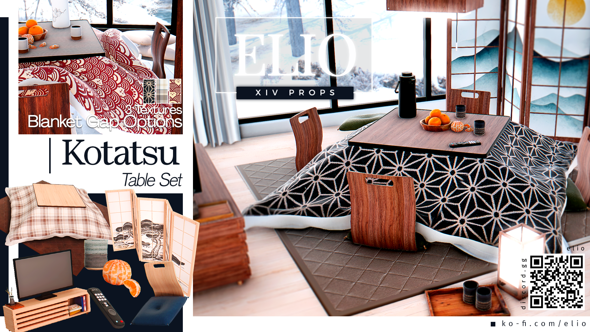 Kotatsu Table Set - Minion Props - The Glamour Dresser