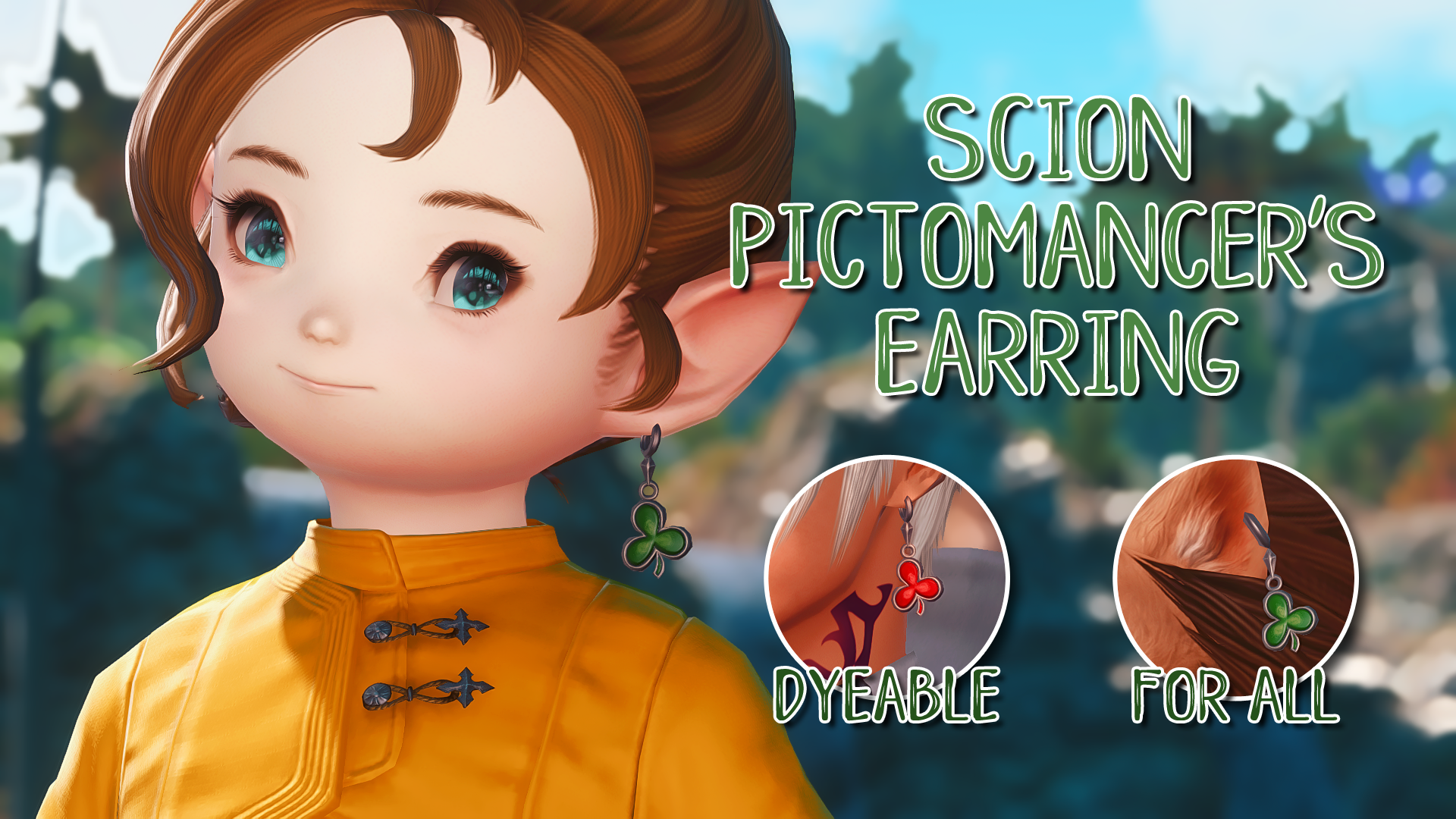 Scion Pictomancer's Earring - The Glamour Dresser : Final Fantasy XIV ...