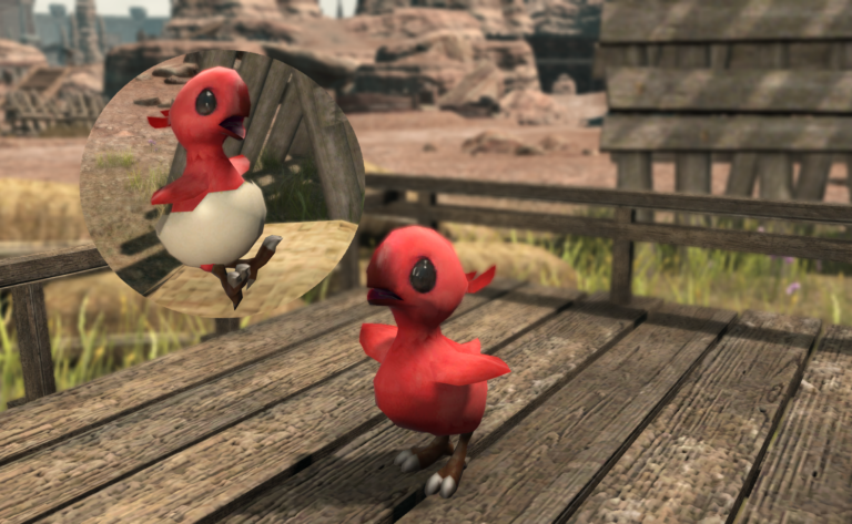 Red Chocobo Hatchling - The Glamour Dresser : Final Fantasy XIV Mods ...