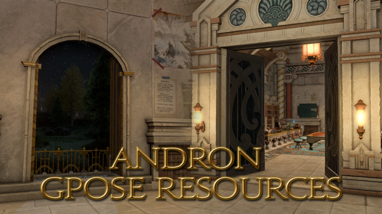 Andron GPose Resources - The Glamour Dresser : Final Fantasy XIV Mods ...