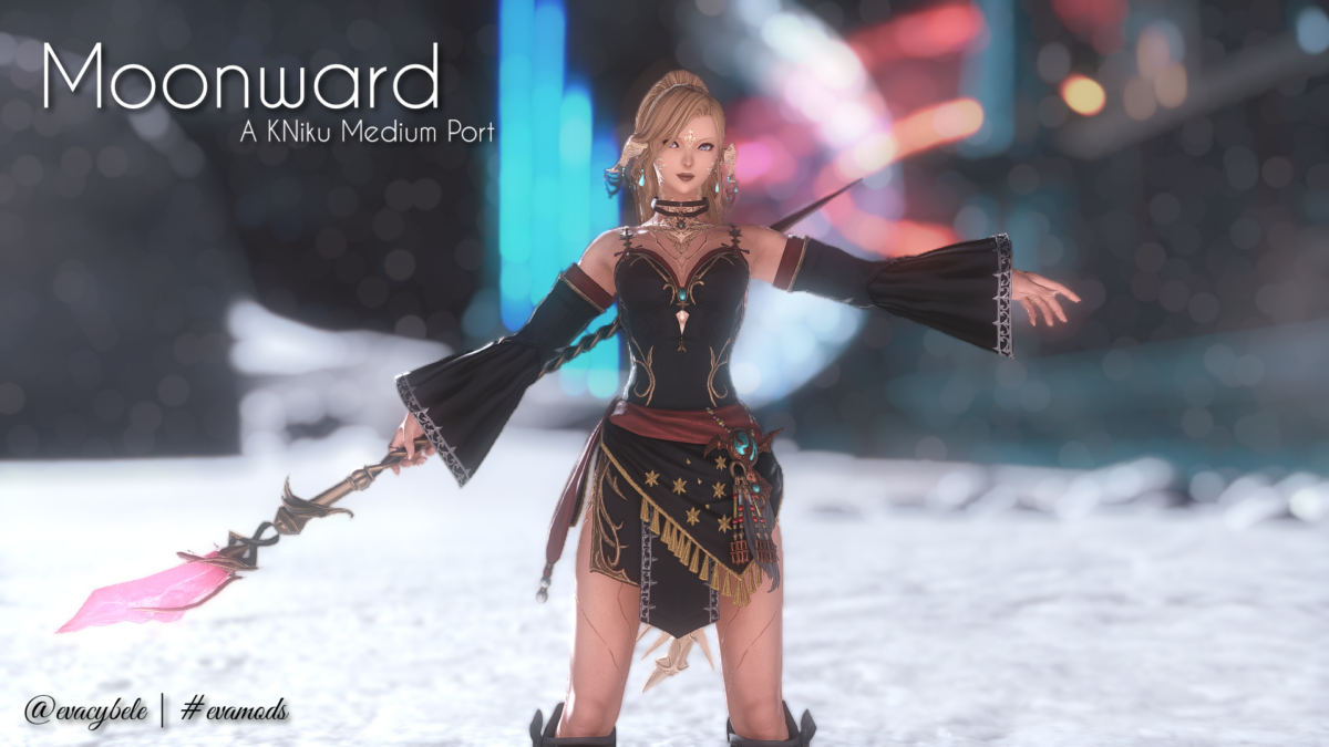 KNiku Moonward Top of Healing/Casting - The Glamour Dresser : Final Fantasy XIV Mods and More