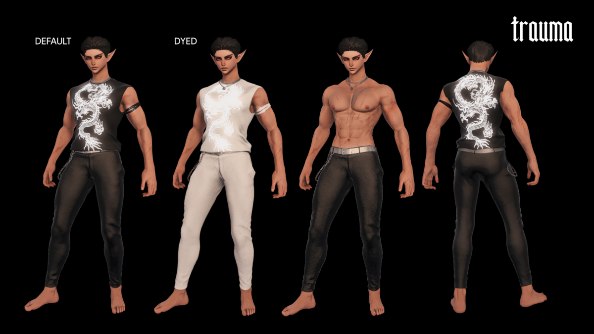 Dragon Set [TBSE-X] - The Glamour Dresser : Final Fantasy XIV Mods and More