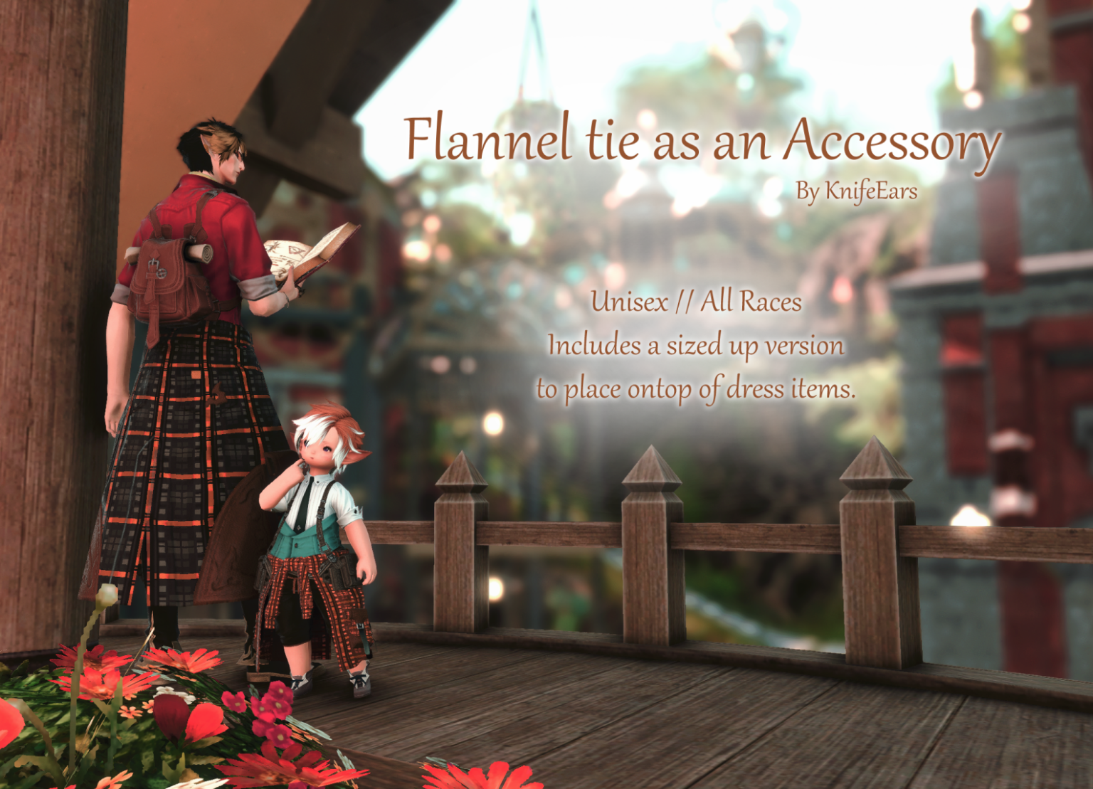 Flannel Tie as an Accessory - DT Updated - The Glamour Dresser