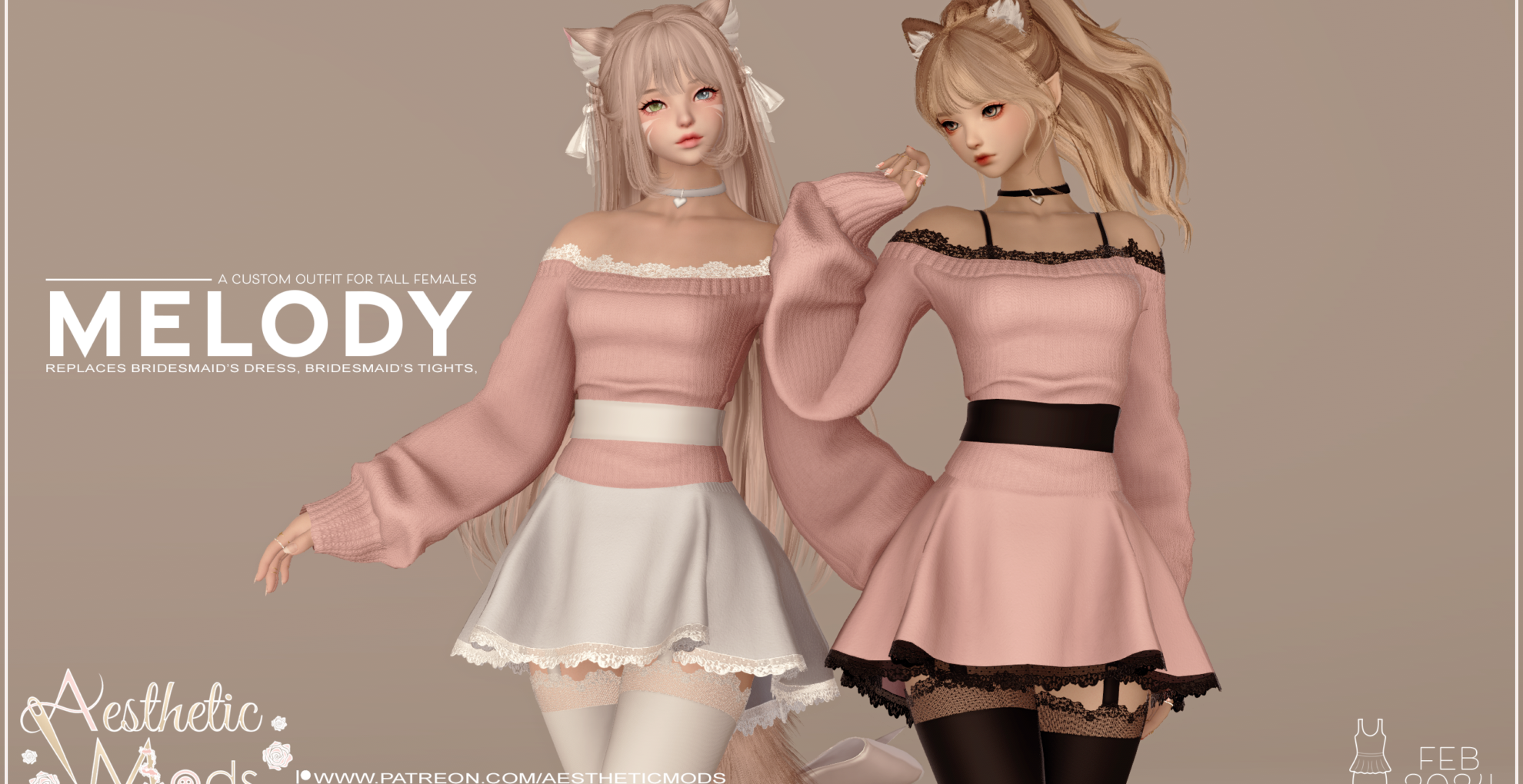 Melody - The Glamour Dresser : Final Fantasy XIV Mods and More