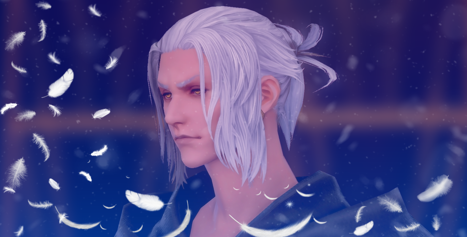 Sleepy Chic (a hair mashup for Emet-Selch) - The Glamour Dresser
