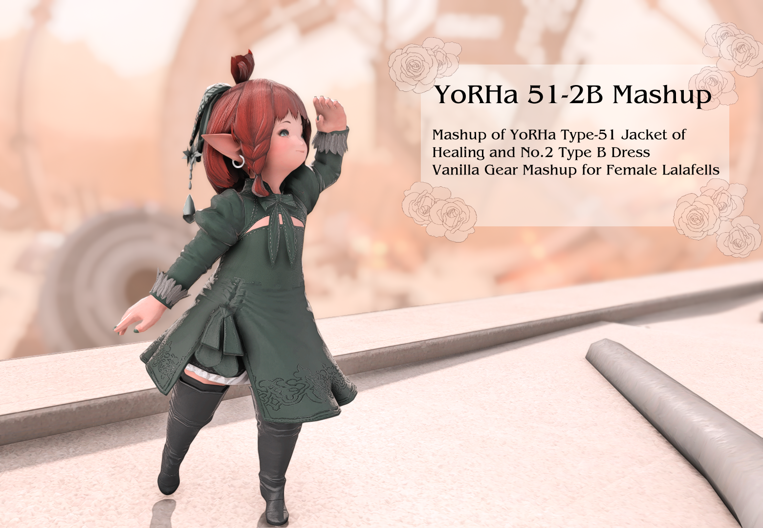 YoRHa 51-2B Vanilla Mashup for Fem Lalas! - The Glamour Dresser : Final ...