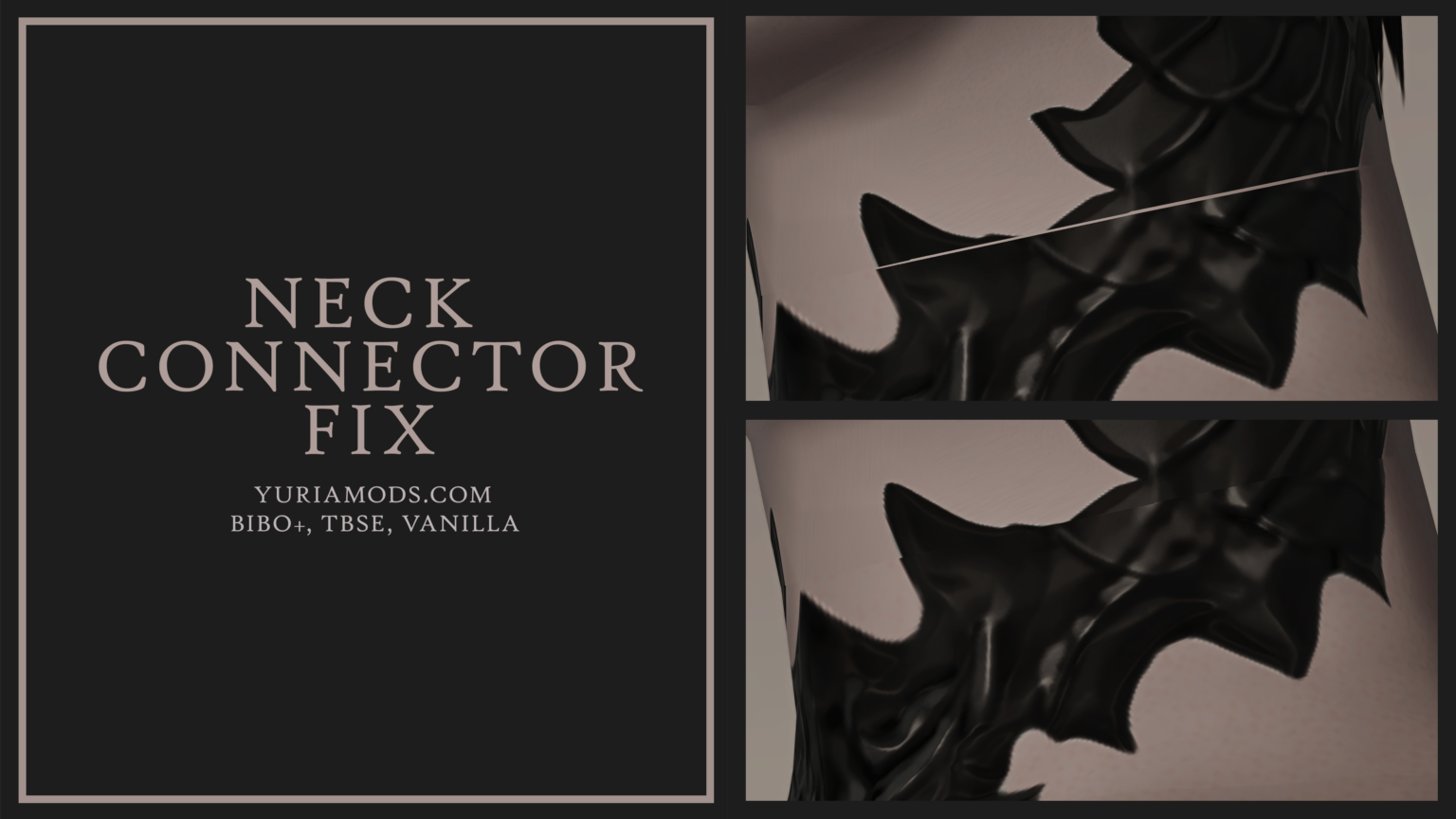 Neck Connector Fix - The Glamour Dresser