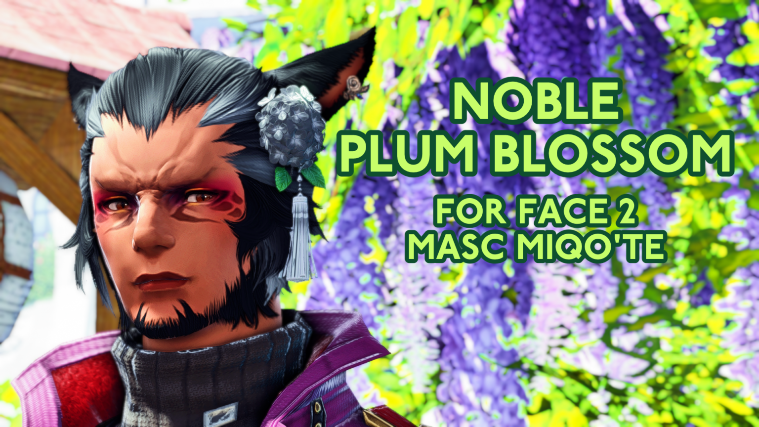 Noble Plum Blossom - The Glamour Dresser : Final Fantasy XIV Mods and More