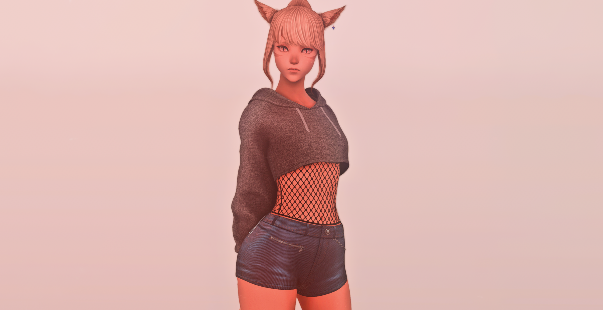 Milky Way | Crop Hoodie - The Glamour Dresser : Final Fantasy XIV Mods ...