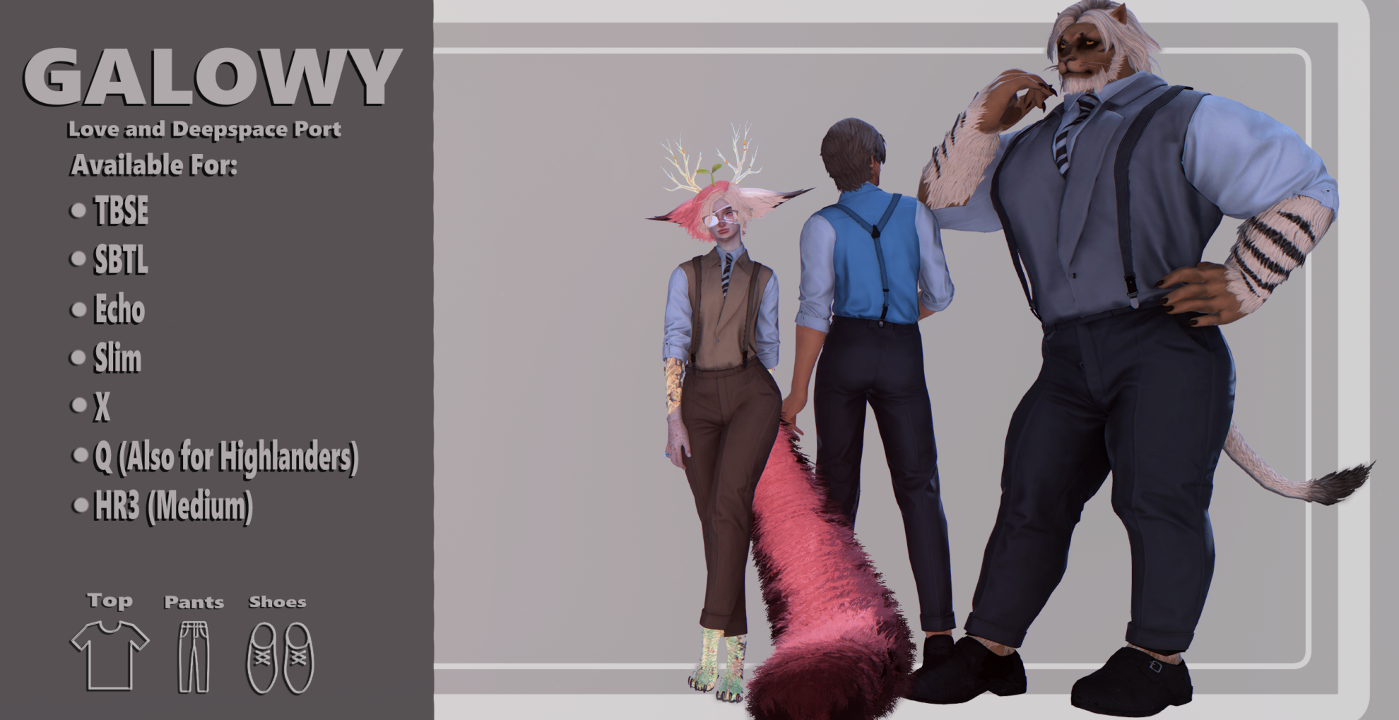 [Sprout] Galowy - TBSE+ & HR3 Outfit - The Glamour Dresser : Final ...