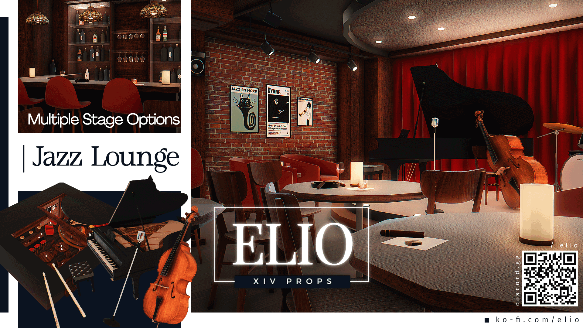 Jazz Lounge - Minion Props - The Glamour Dresser