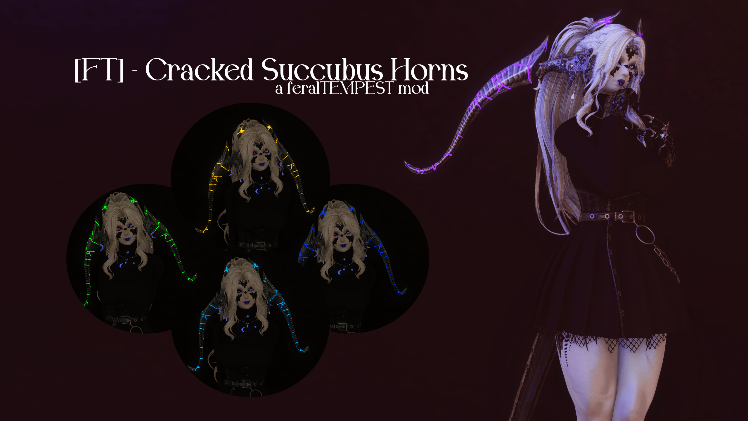 [FT] - Cracked Succubus Horns - The Glamour Dresser : Final Fantasy XIV ...