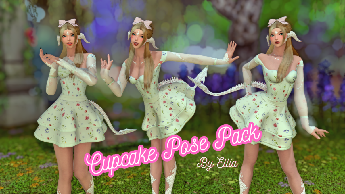 Cupcake Pose Pack - The Glamour Dresser