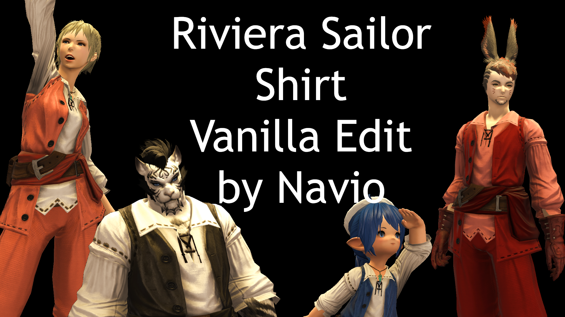 Riviera Sailor Shirt - The Glamour Dresser : Final Fantasy XIV Mods and ...