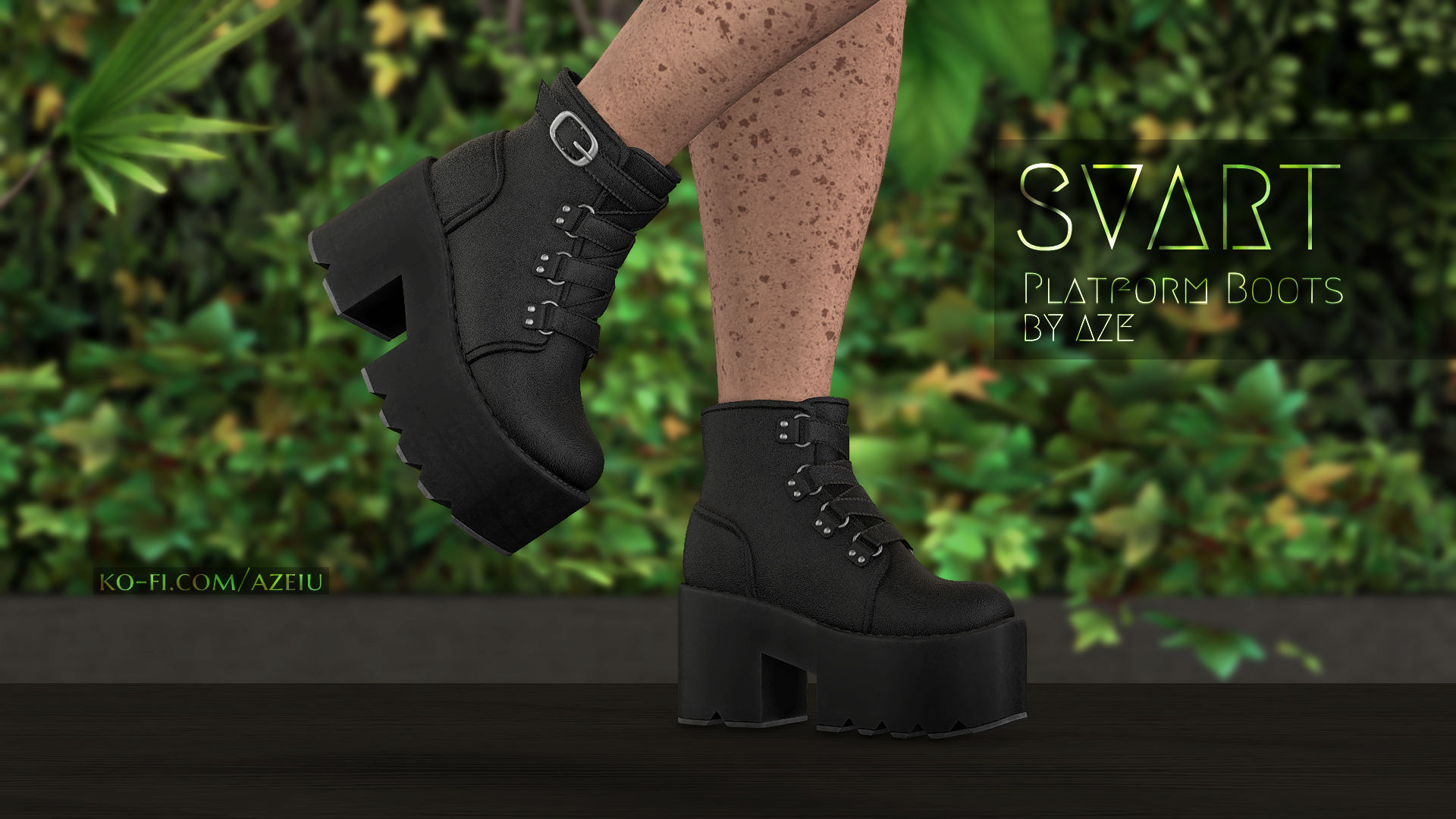 SVART - Platform Boots - The Glamour Dresser : Final Fantasy XIV Mods ...