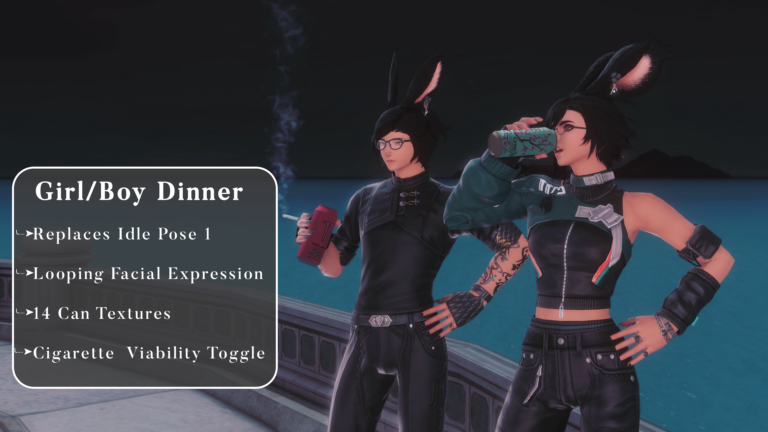 Girl/Boy Dinner Idle V2 - The Glamour Dresser