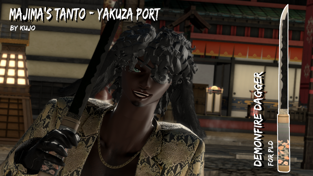 Majima's dagger - Yakuza Port - The Glamour Dresser : Final Fantasy XIV ...