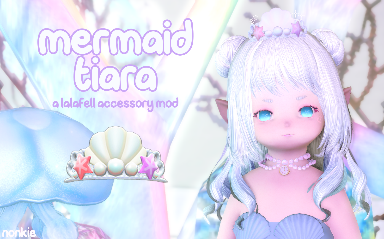mermaid tiara ♡ an accessory mod - The Glamour Dresser : Final Fantasy ...