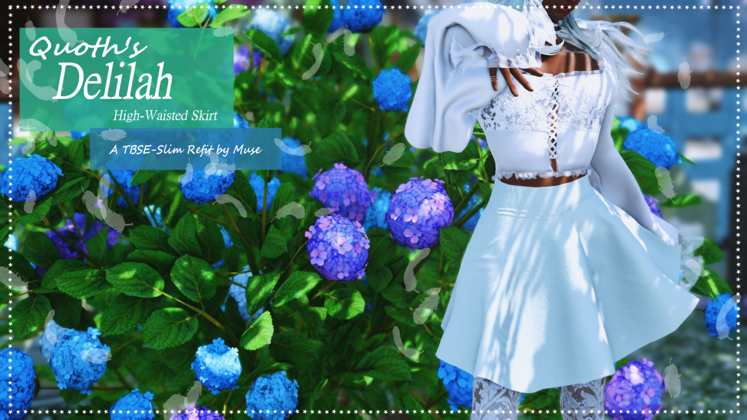 [Muse] Quoth's Delilah Skirt for TBSE-Slim - The Glamour Dresser ...