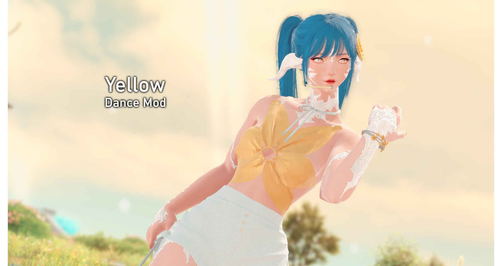 Yellow Dance - The Glamour Dresser : Final Fantasy XIV Mods and More