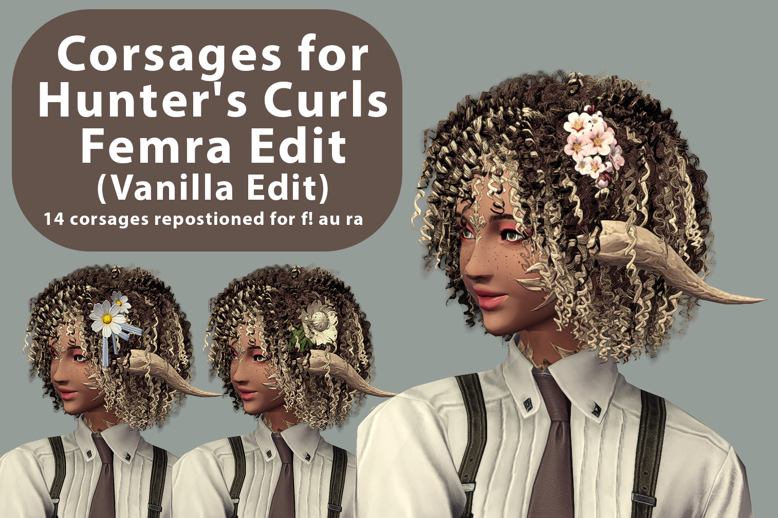 Corsages for Hunter's Curls Femra Edit (Vanilla Edit) - The Glamour ...