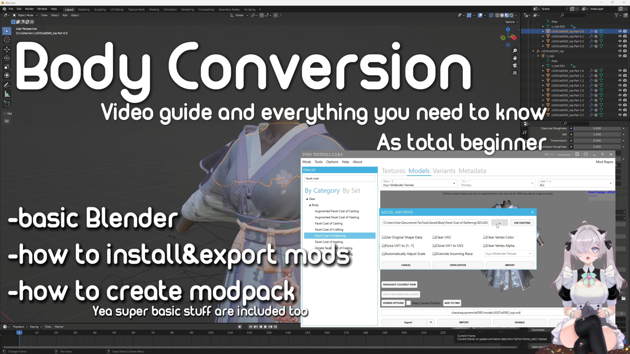 Body Conversion video guides for total beginner - The Glamour Dresser