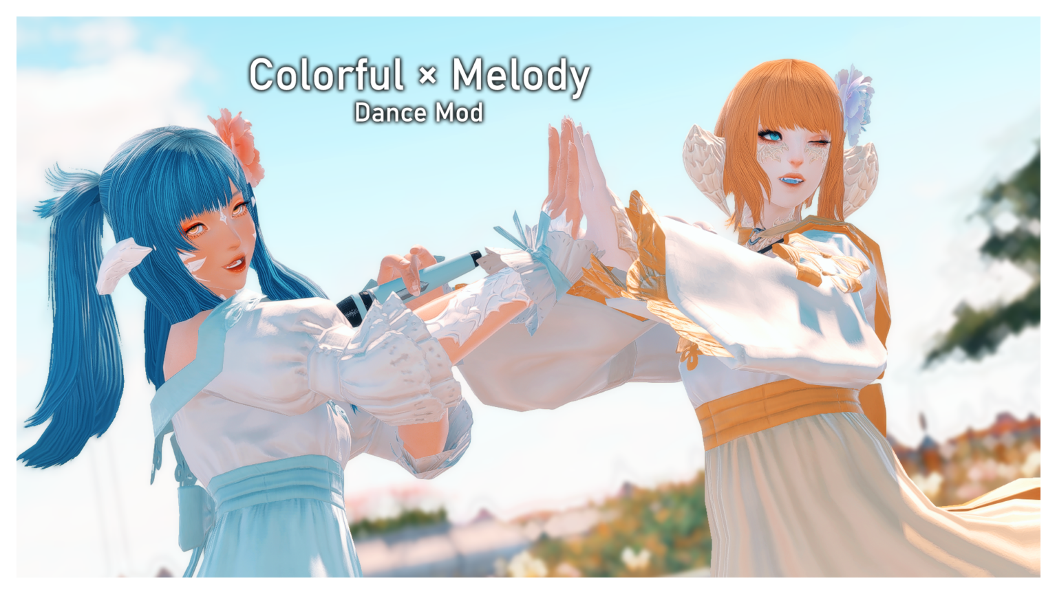 Colorful × Melody Dance - The Glamour Dresser : Final Fantasy XIV Mods and More
