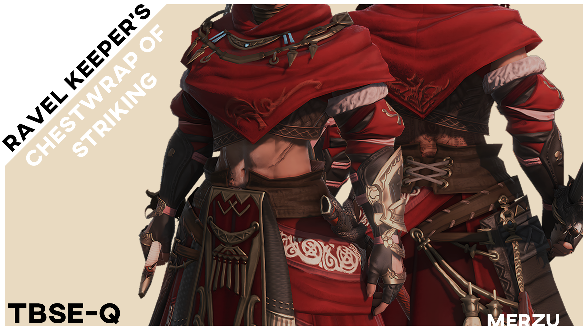 Ravel Keeper's Chestwrap of Striking【TBSE Q】 - The Glamour Dresser : Final Fantasy XIV Mods and More