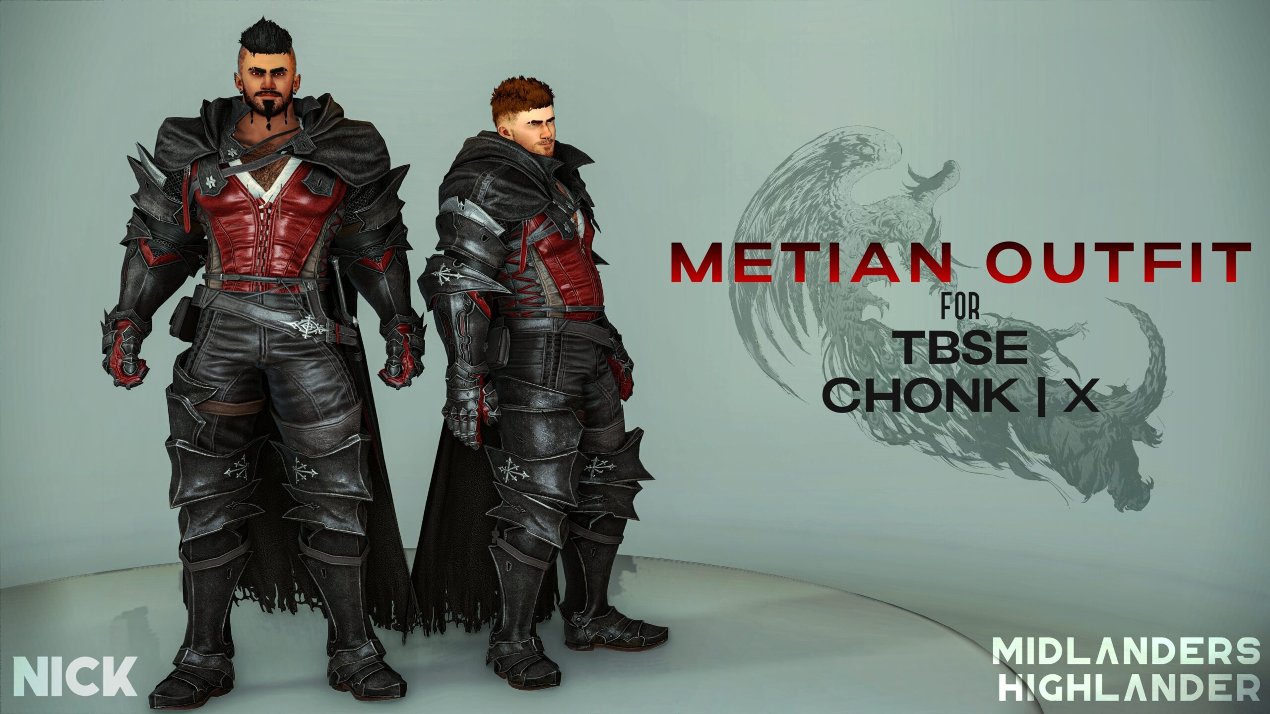 Metian Outfit for TBSE-Chonk & X - The Glamour Dresser : Final Fantasy XIV Mods and More