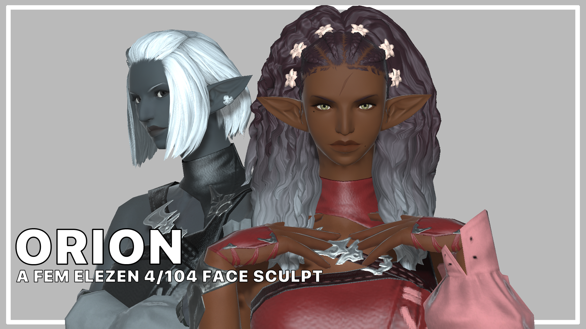 Orion [Fem Elezen F4/104 sculpt] - The Glamour Dresser : Final Fantasy XIV Mods and More