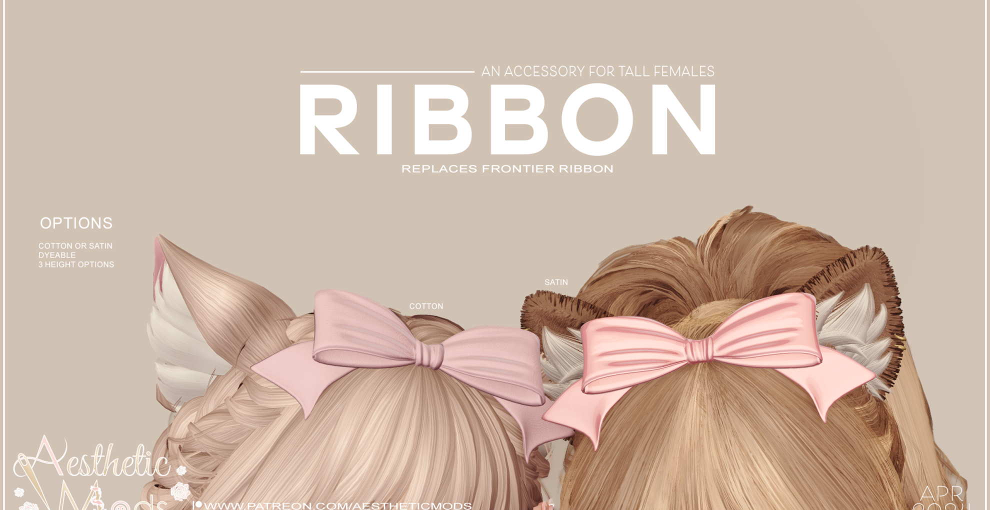 Ribbon - The Glamour Dresser : Final Fantasy XIV Mods and More