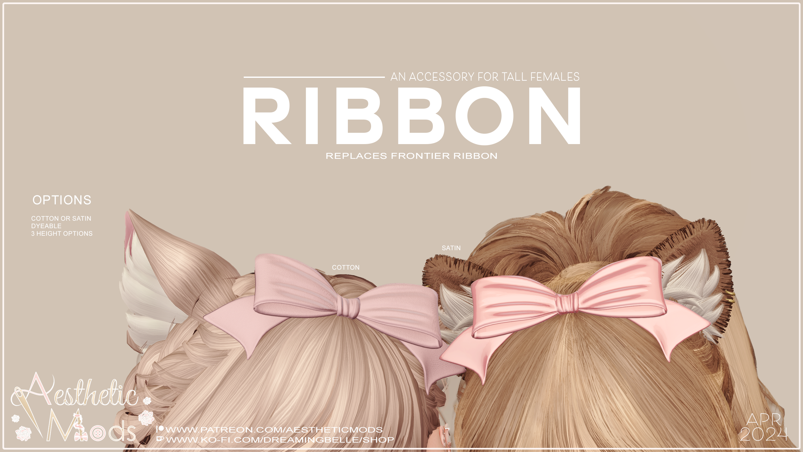 Ribbon - The Glamour Dresser : Final Fantasy XIV Mods and More
