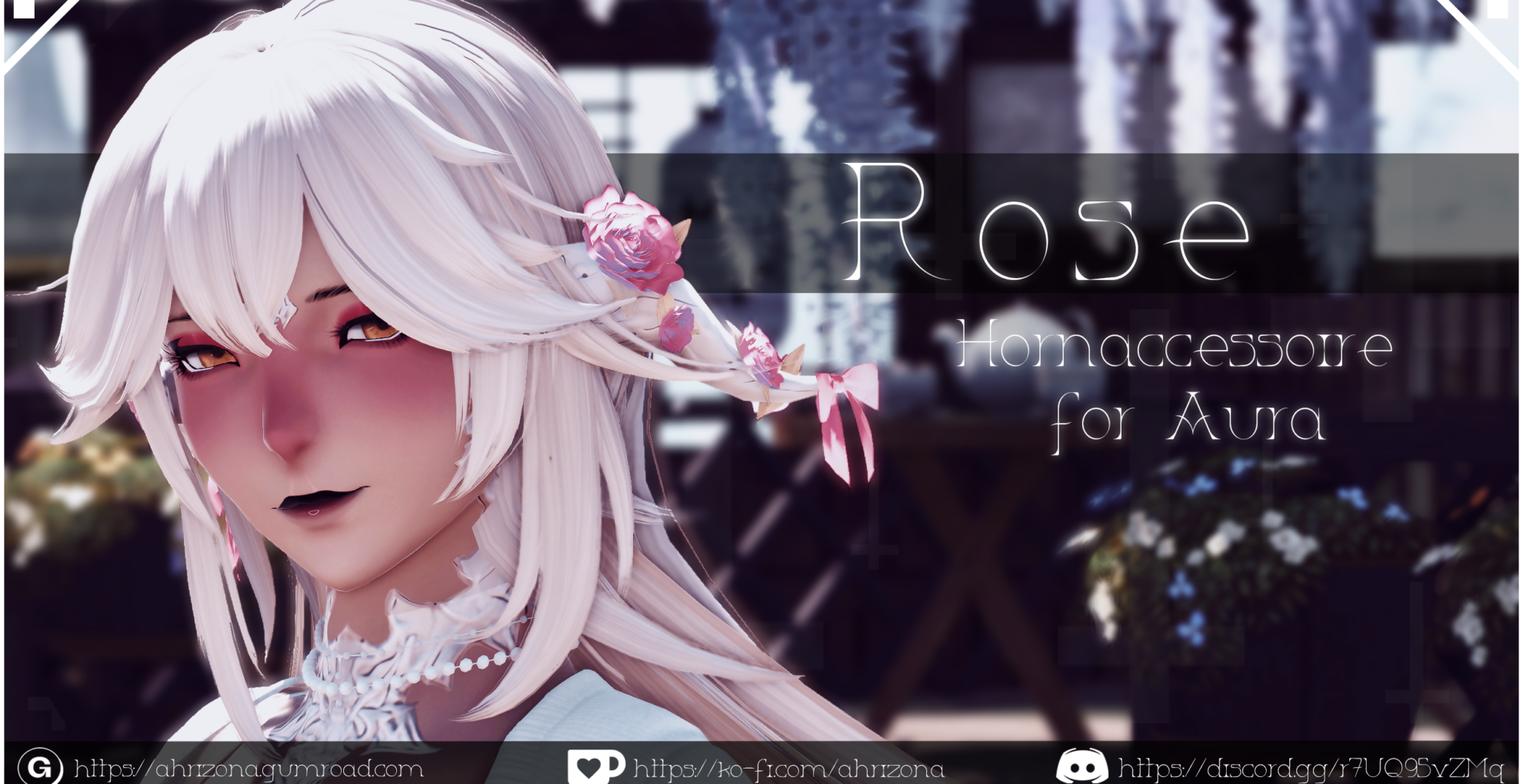 Rose - Accessoire for Aura Horns Face 1 - The Glamour Dresser : Final ...