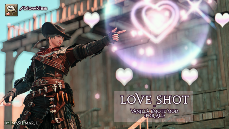 Love Shot - [Emote] - The Glamour Dresser : Final Fantasy XIV Mods and More