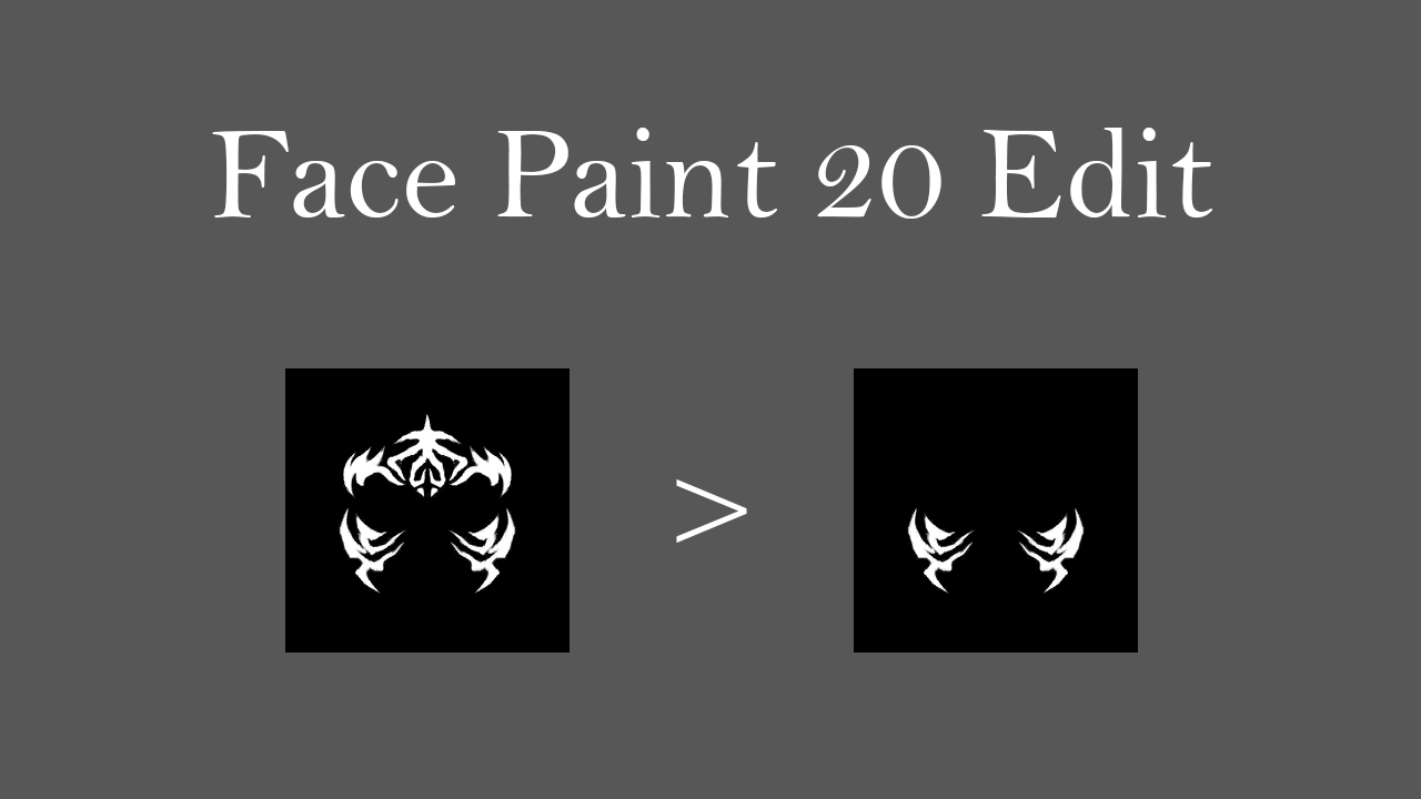 Face Paint 20 - No Forehead Mark - The Glamour Dresser : Final Fantasy ...