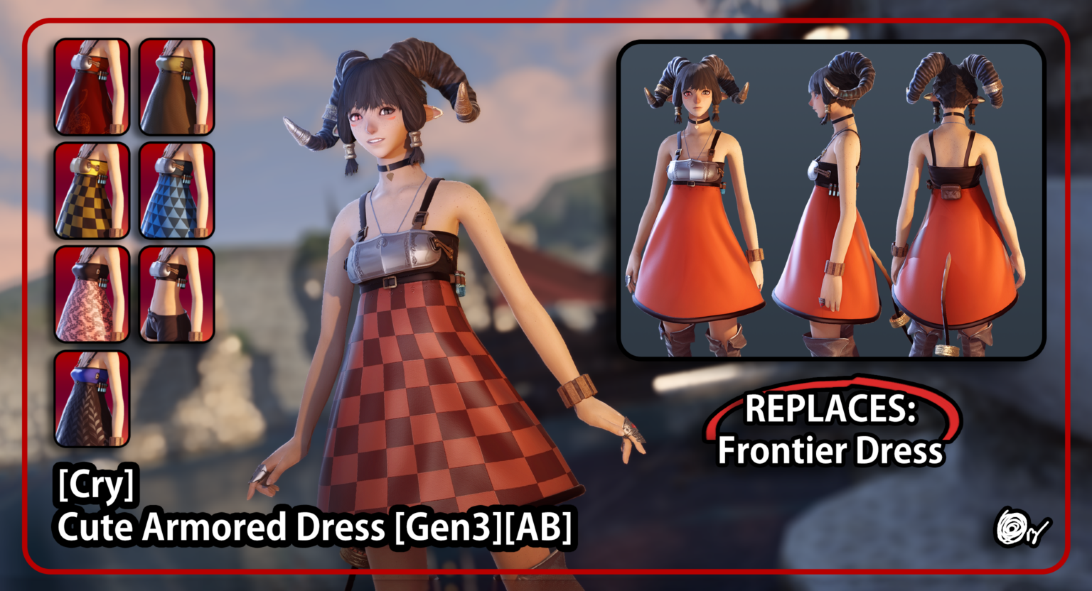 [Cry] Cute Armored Dress [Gen3][AB] - The Glamour Dresser : Final ...